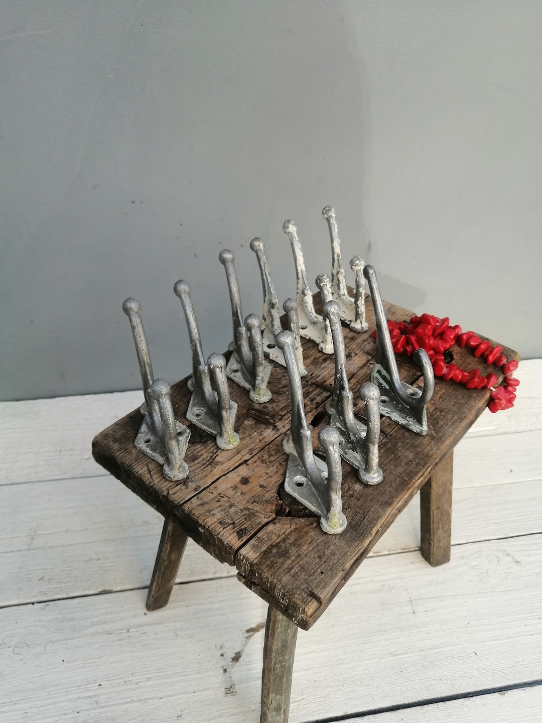 Antique Victorian Clothes Hook, Wall Hanging Decorative Hallway, Cast ...