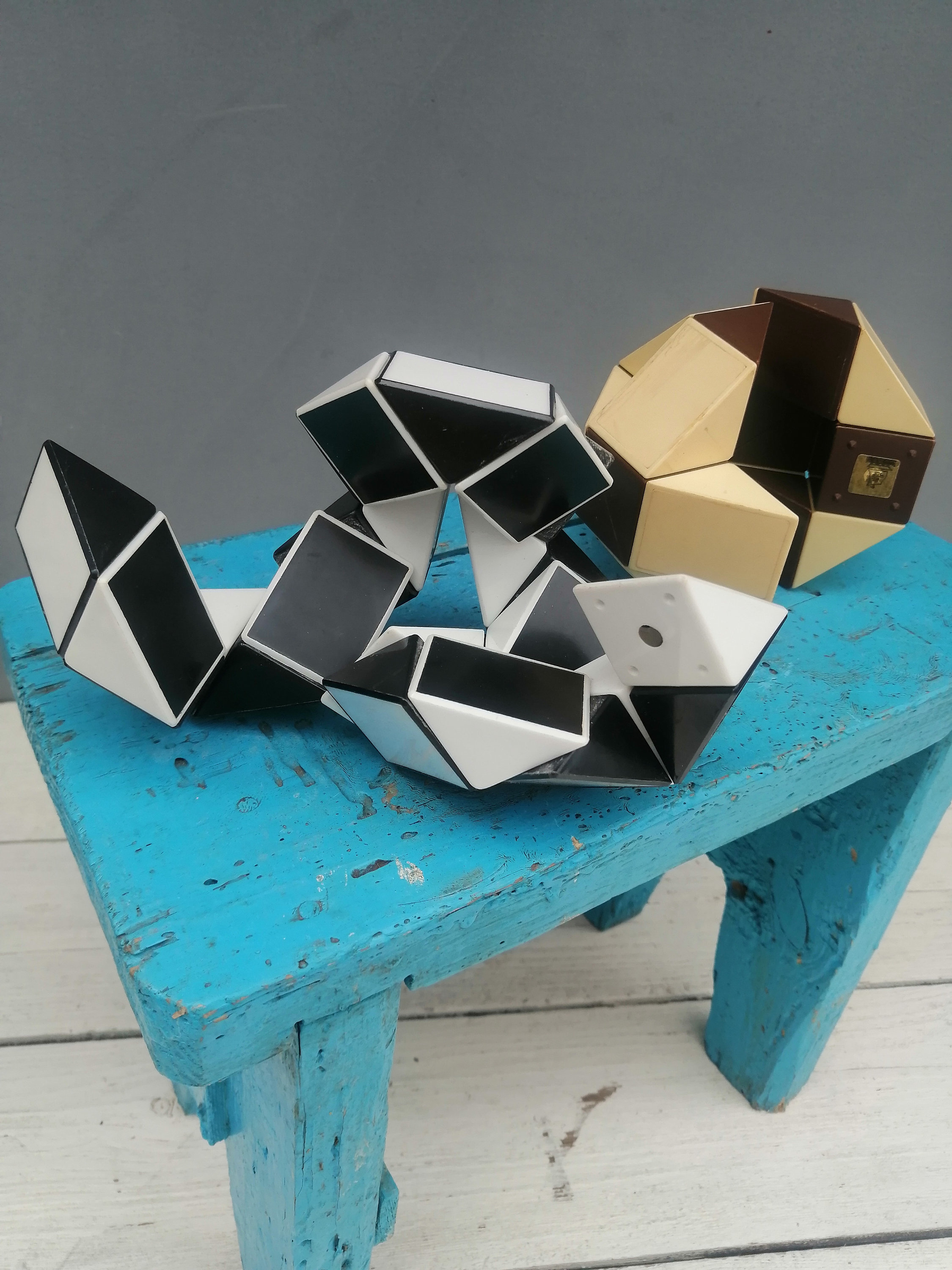 Kids Plastic Snake Toy Vintage Snake Puzzle Rubik's - Etsy