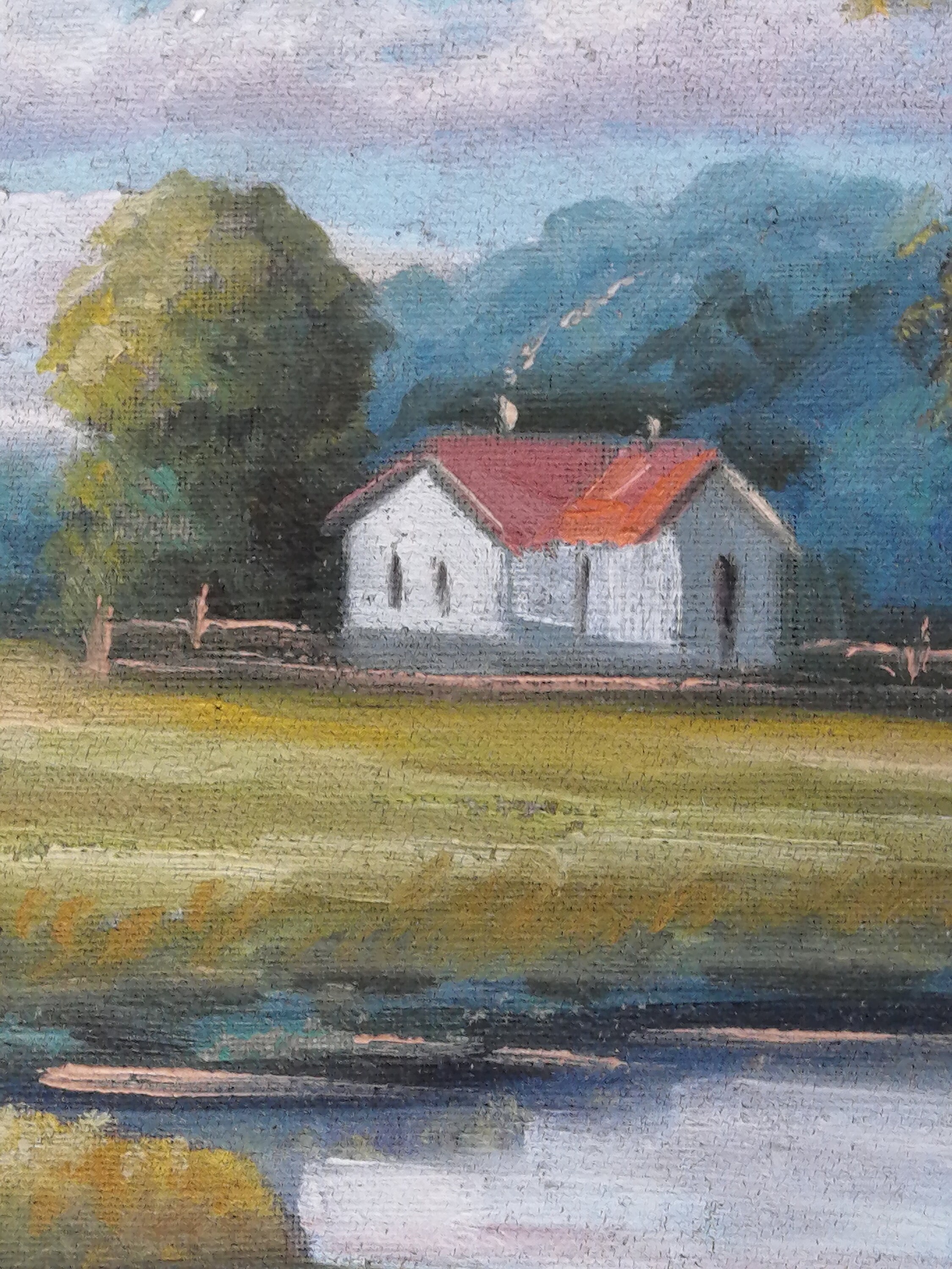 Rustic Oil Paintings Of Scenes