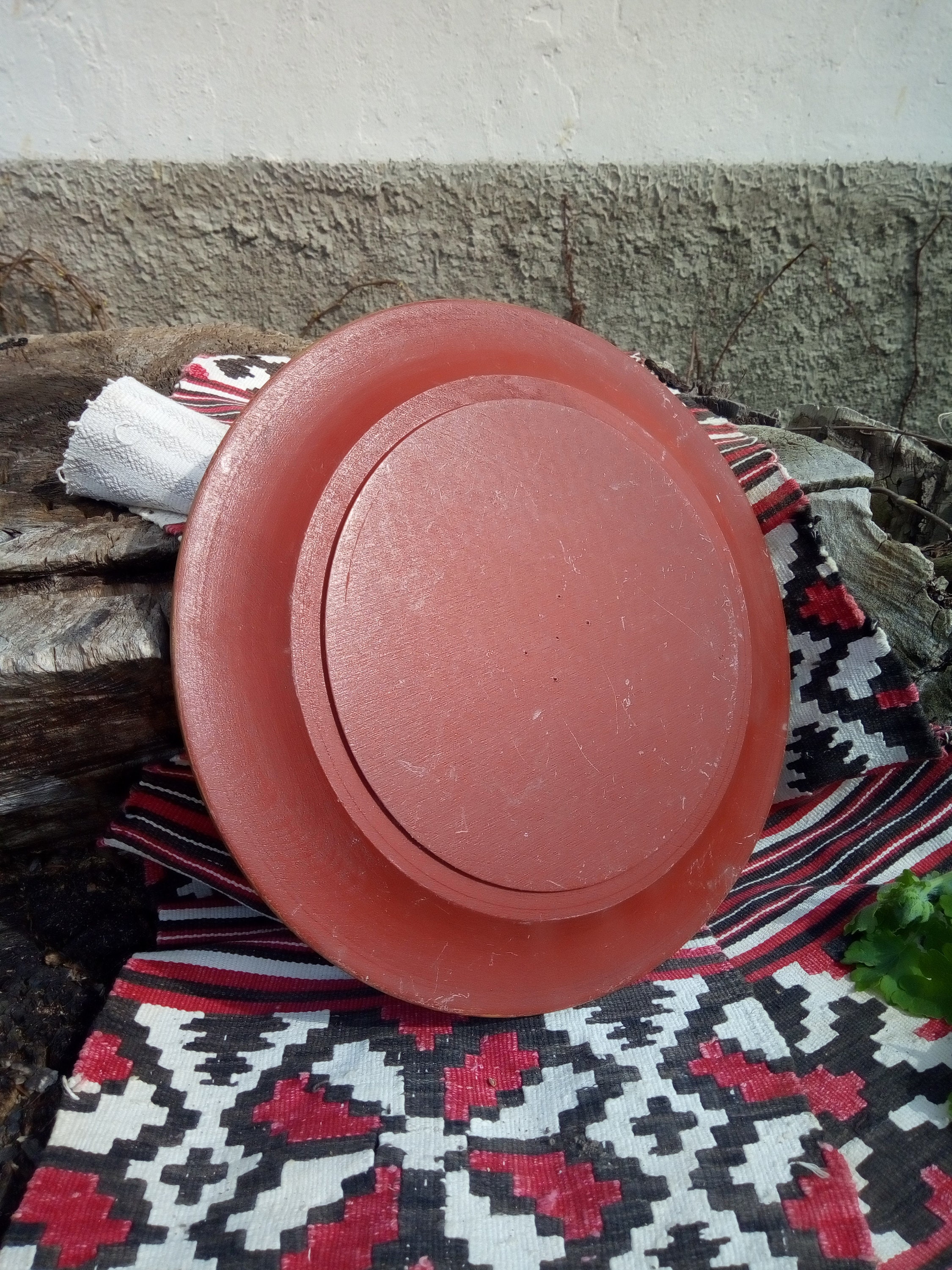Vintage Floral Oil Painting Plate, Ukrainian Folk Art Decor - Etsy