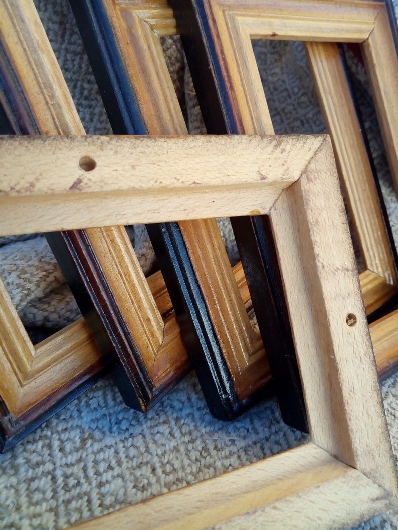 Antique Wood Frame Wood Photo Frame Vintage Photo Frame | Etsy