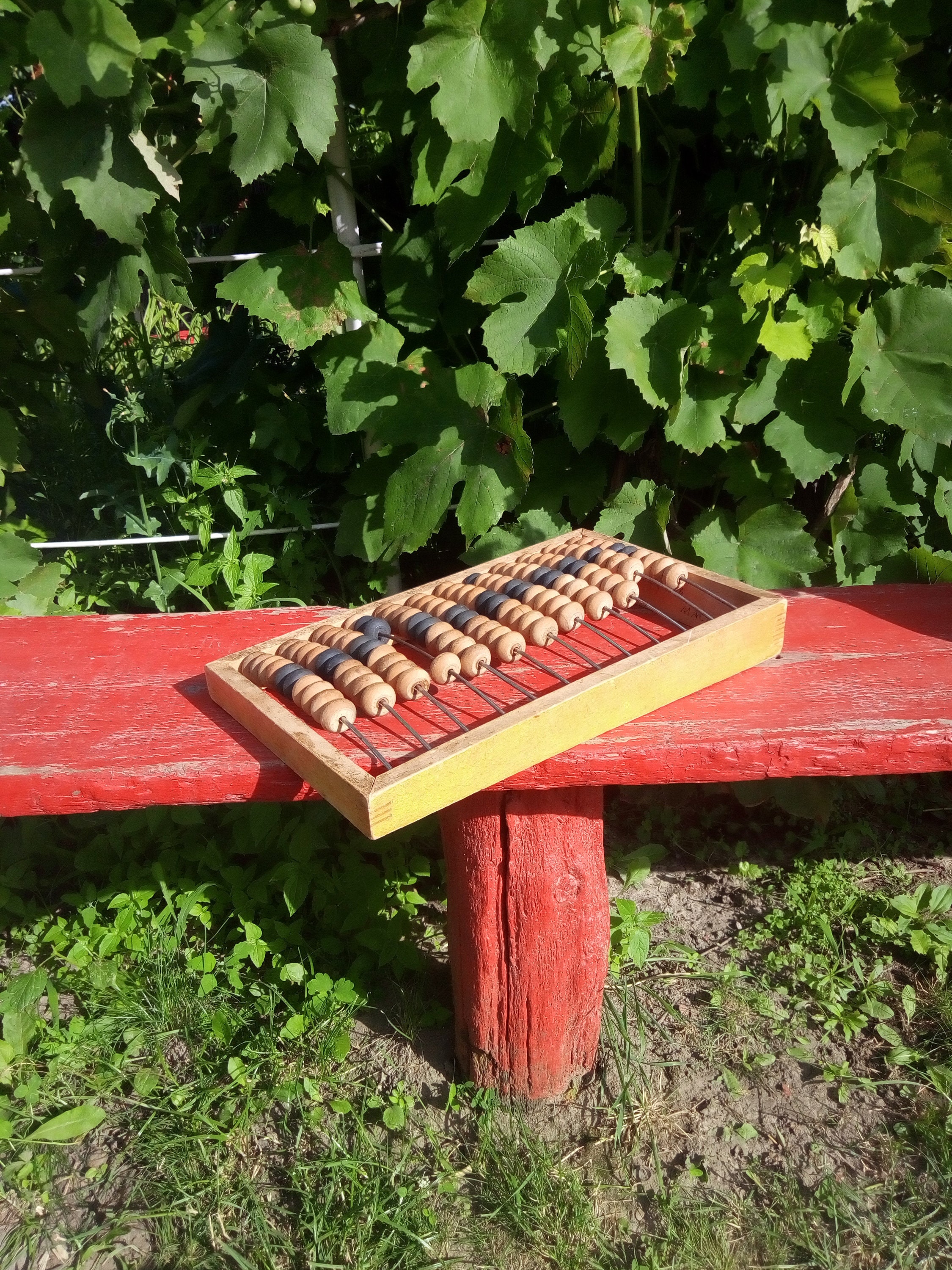 Wooden Frame Abacus Old Large Abacus Wall Scores Retro - Etsy