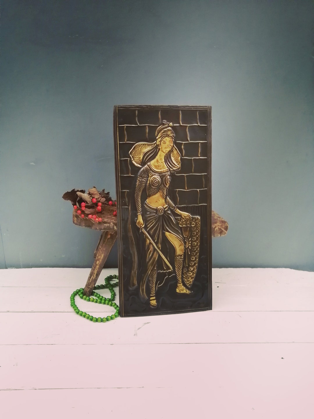 Painting on Metal, Painting on Copper Plate, Painting on Metal, 3D Wall ...