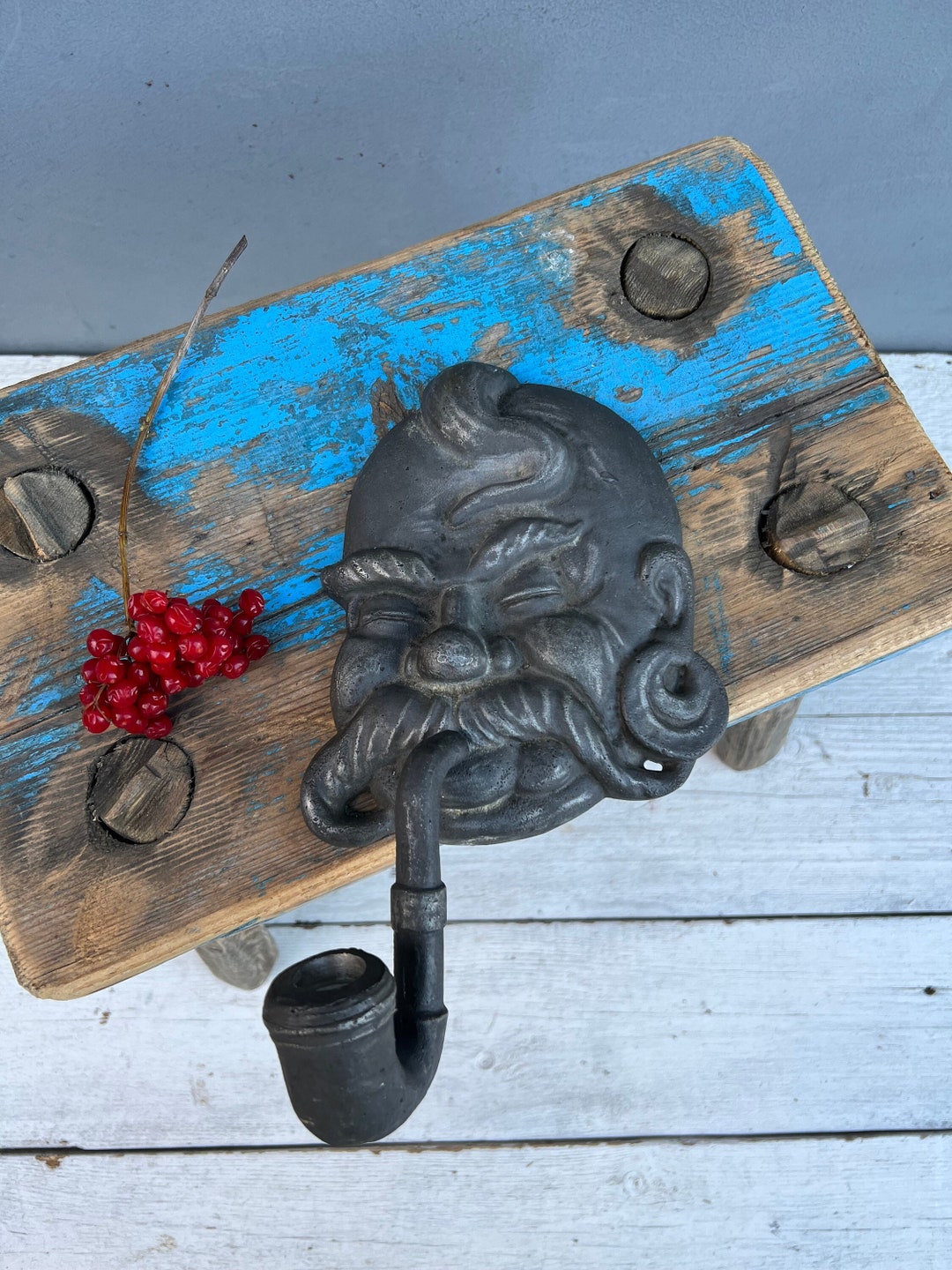 Cossack With a Smoking Pipe Wall Plate,antique Wall Candlestick cossack ...