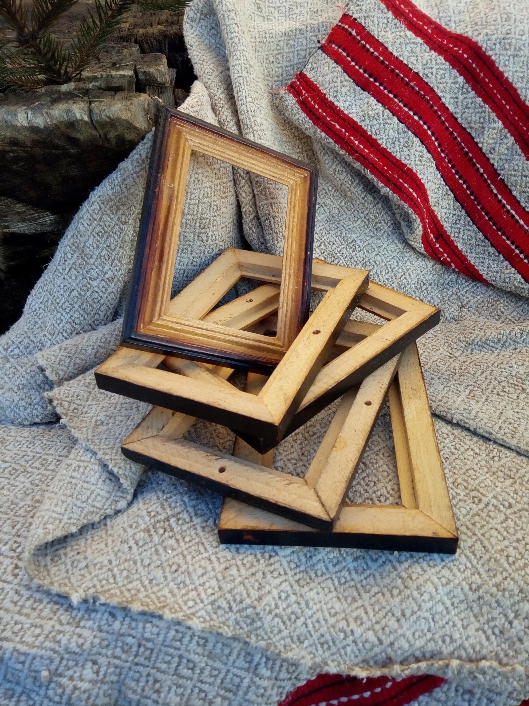 Antique Wood Frame Wood Photo Frame Vintage Photo Frame - Etsy