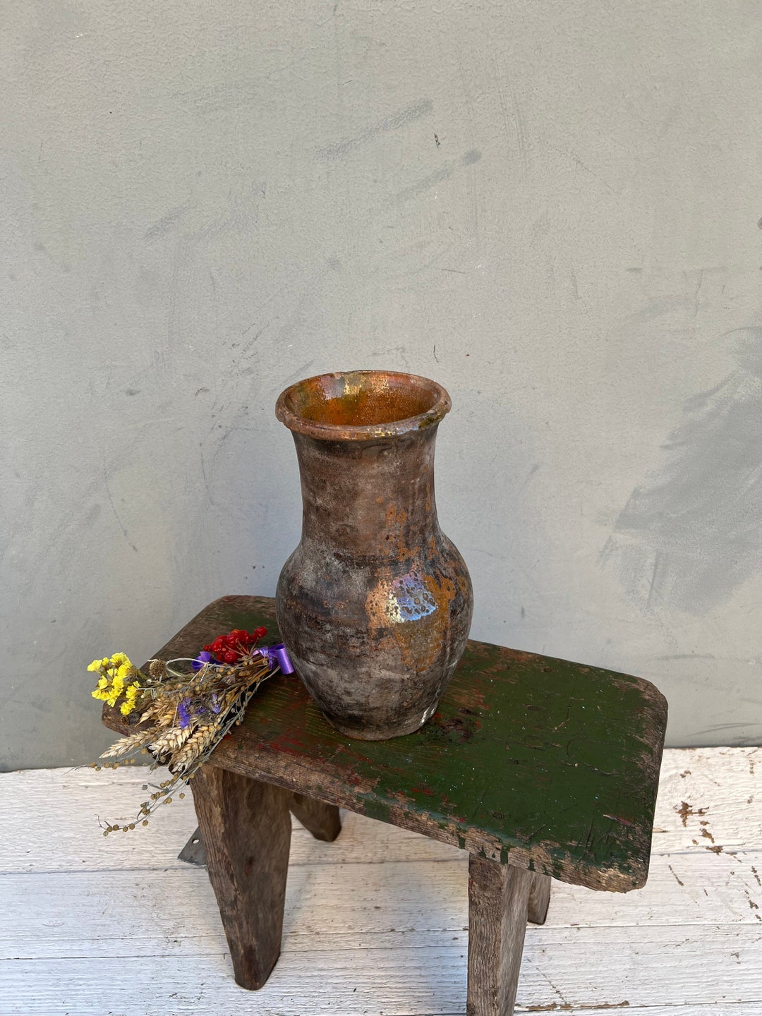 Very Old Clay Vessel, Clay Pots, Ceramic Vase, Antique Amphora, Clay ...