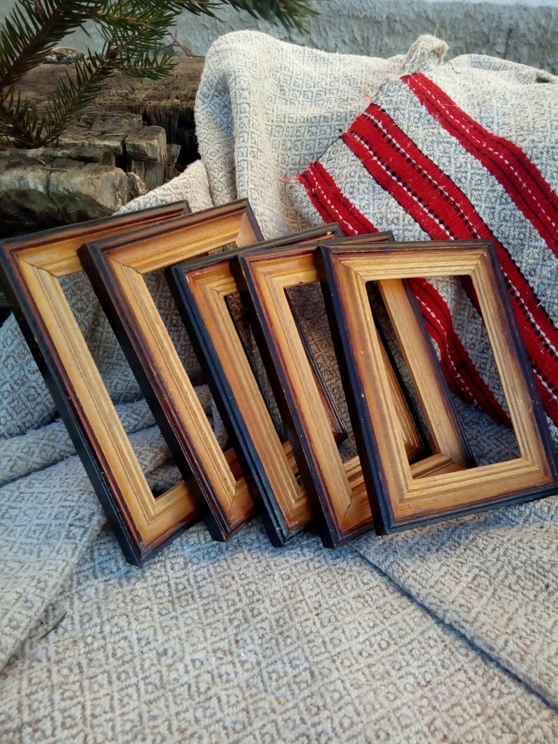 Antique Wood Frame Wood Photo Frame Vintage Photo Frame | Etsy