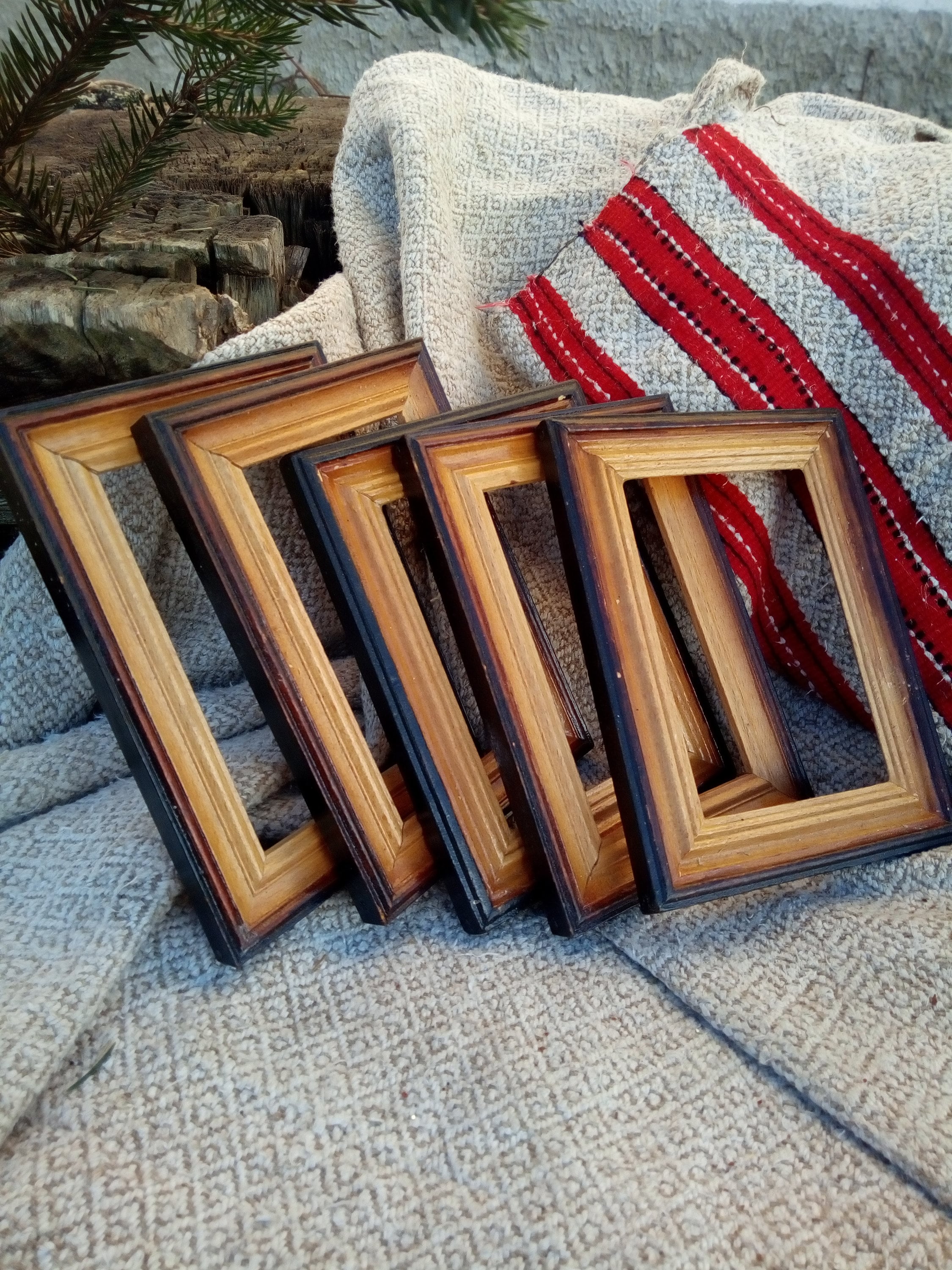 Antique Wood Frame Wood Photo Frame Vintage Photo Frame - Etsy