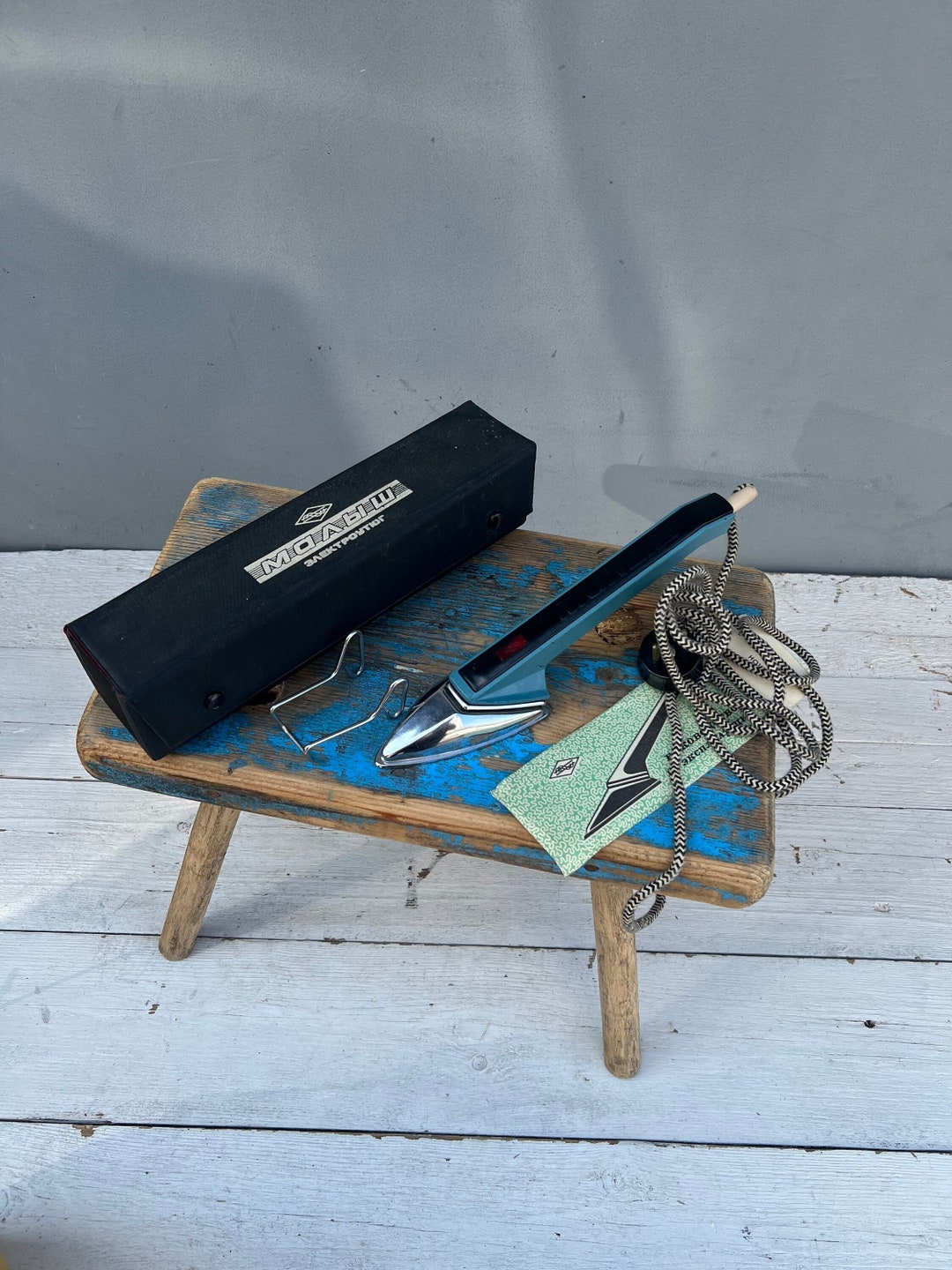 Vintage Camping Iron Kid, Retro Electric Iron, Small USSR Iron, Ironing ...