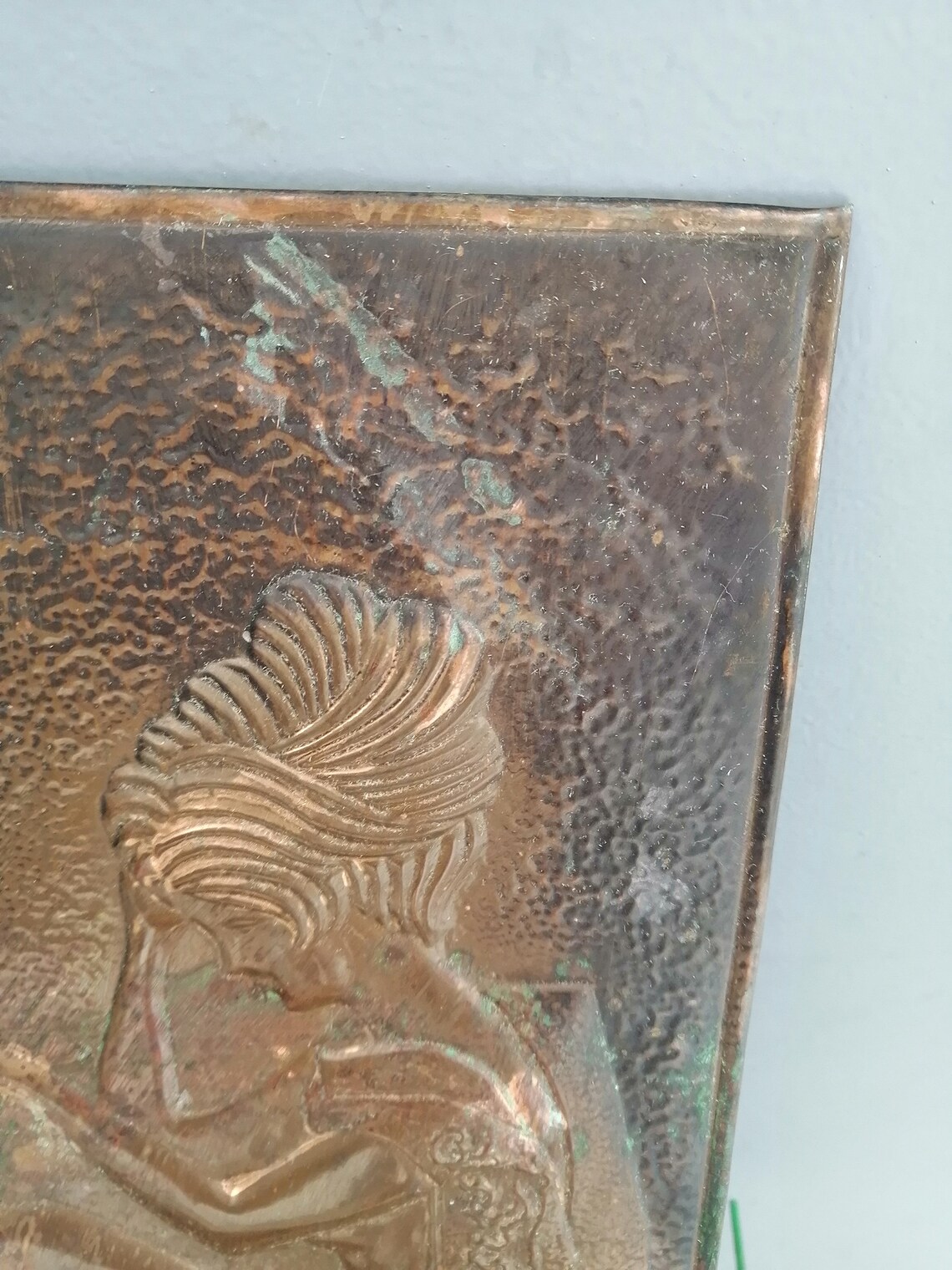 Painting on Metal Painting on Copper Plate Stamping the Wall - Etsy Israel