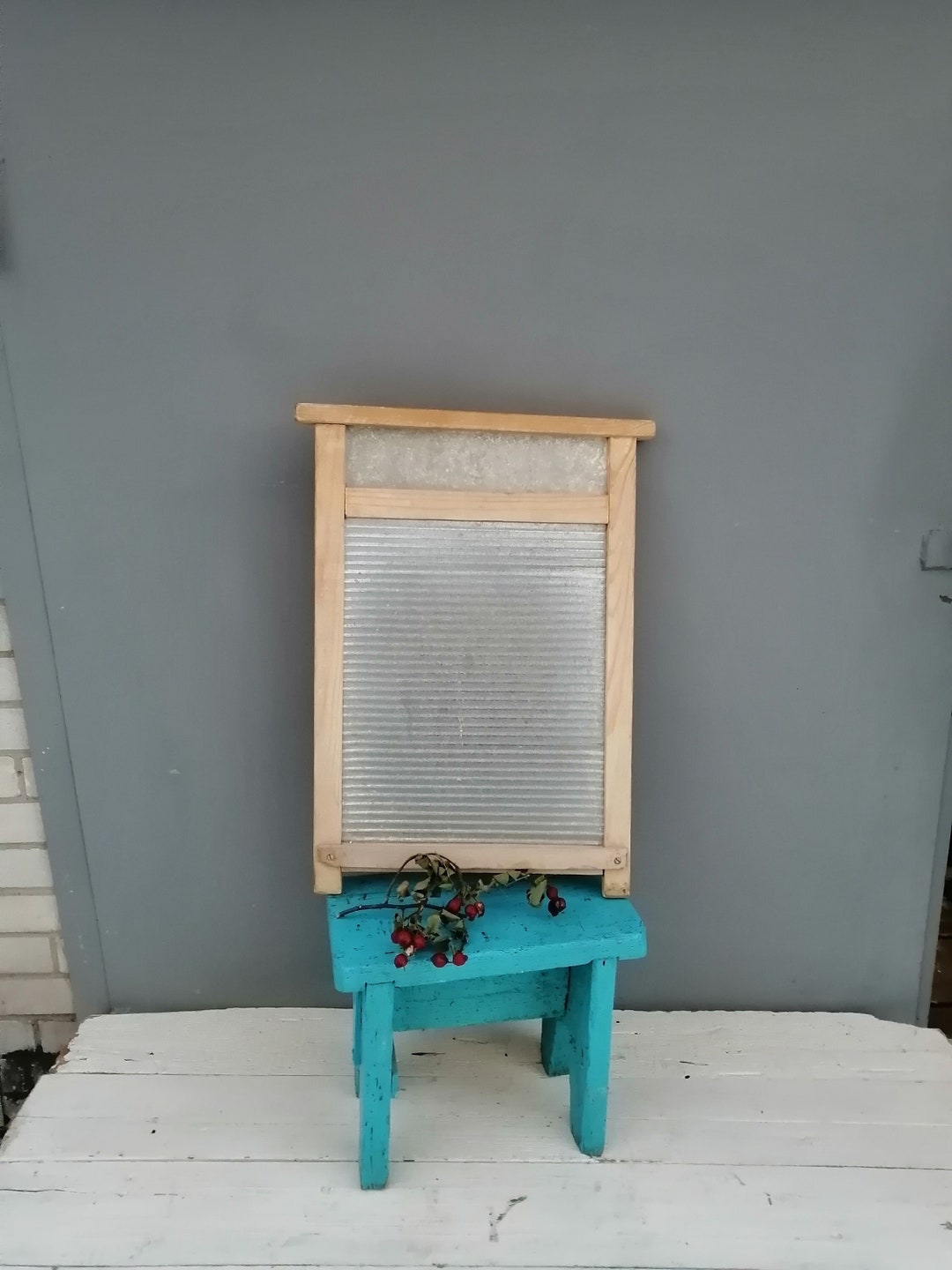 Washing Board, Vintage Washboard Metal, Old Washboard, Unique Washboard ...