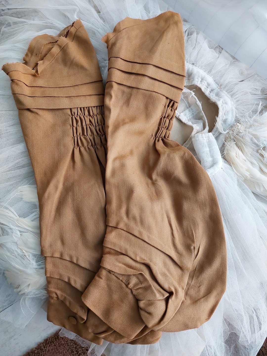 Antique Early Regency Victorian Sleeves Cuffs 1800s 1800 1830's 1800s ...