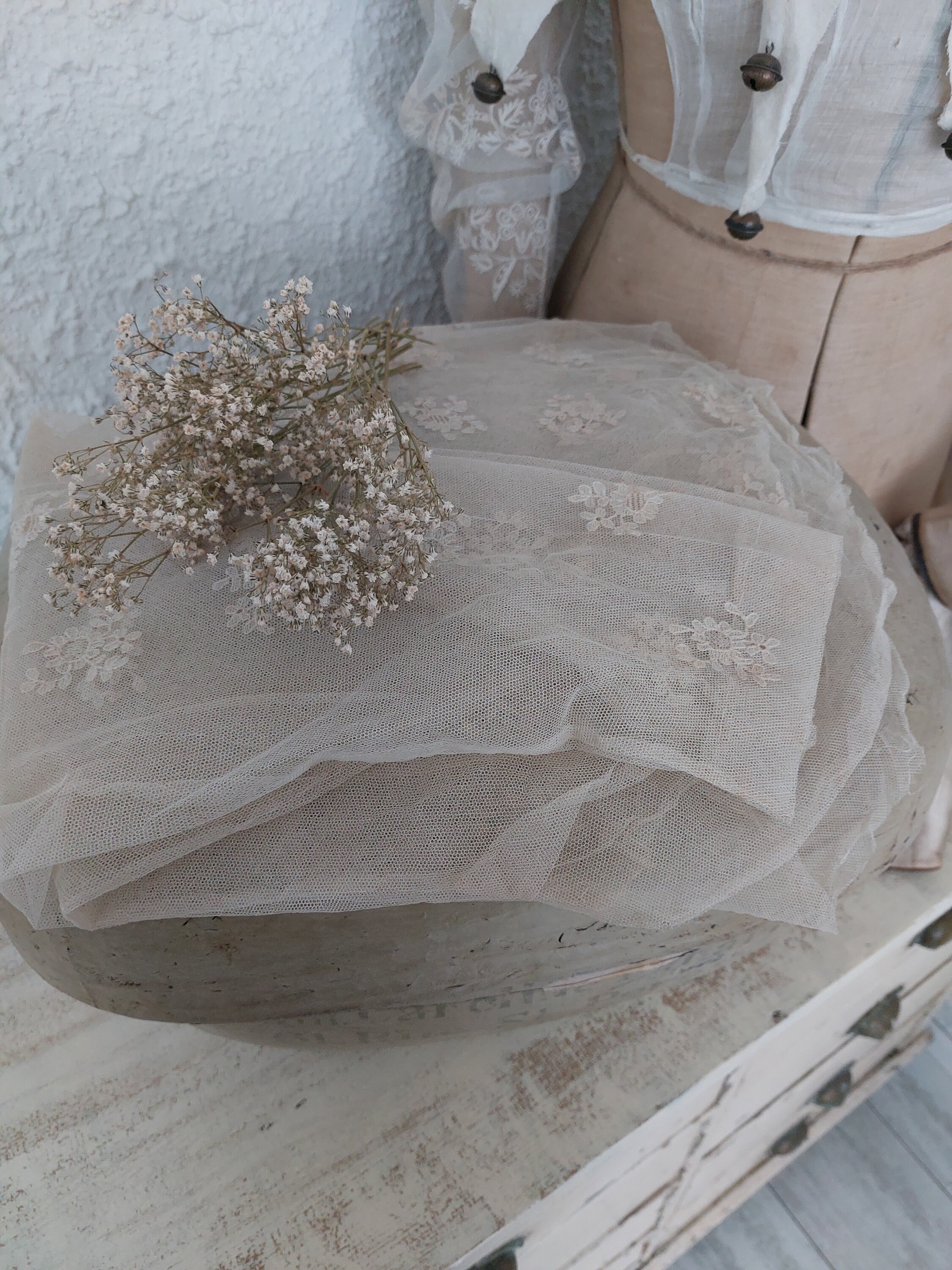 Antique Early Regency Sleeves Cuffs 1800s 1800 1800's 1800s Creame Lace ...