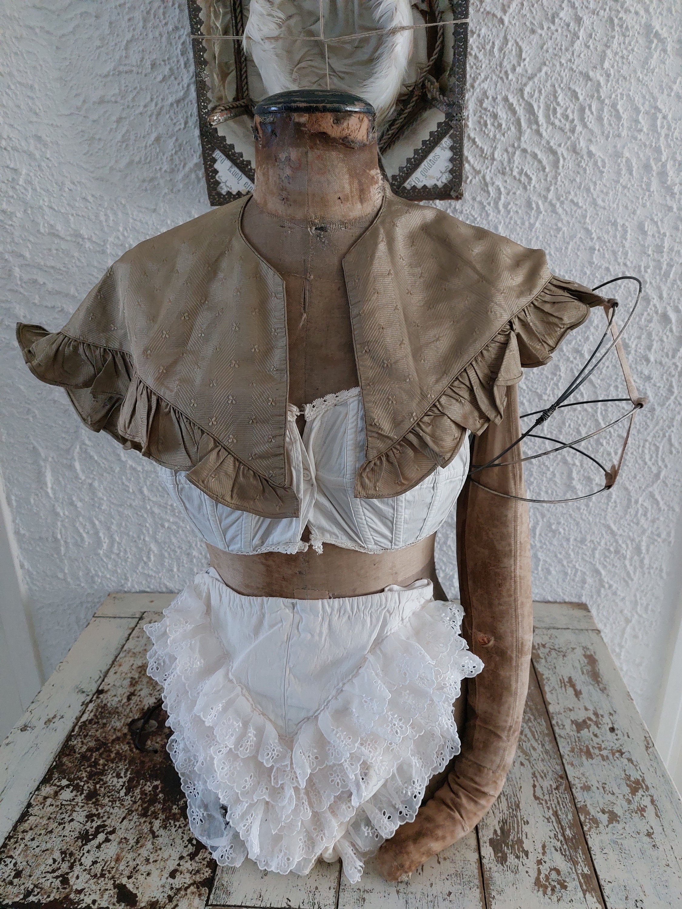 RARE Antique Regency Victorian Pelerine Cape Silk Green 1820s 1830s ...