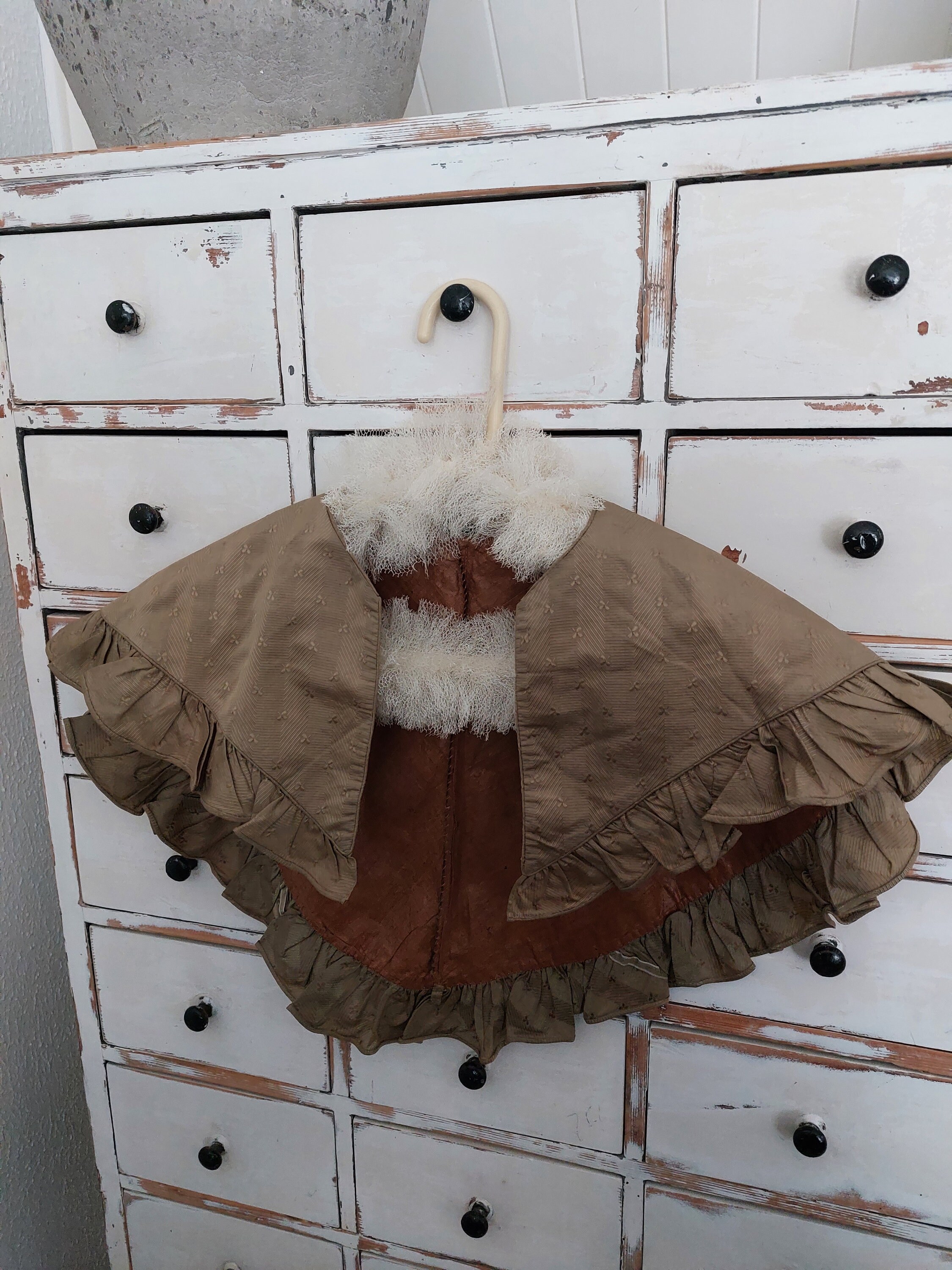 RARE Antique Regency Victorian Pelerine Cape Silk Green 1820s 1830s ...