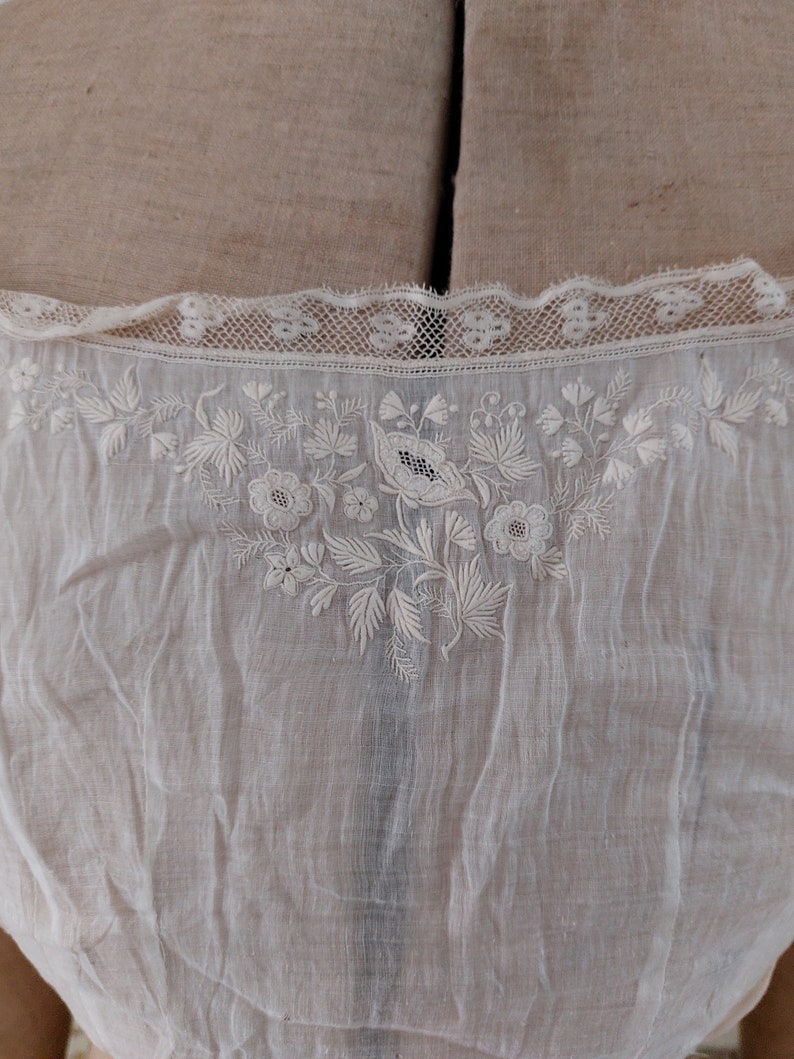 RARE Antique Regency Lingerie Cover Corset Early 1800 1800s 19th ...