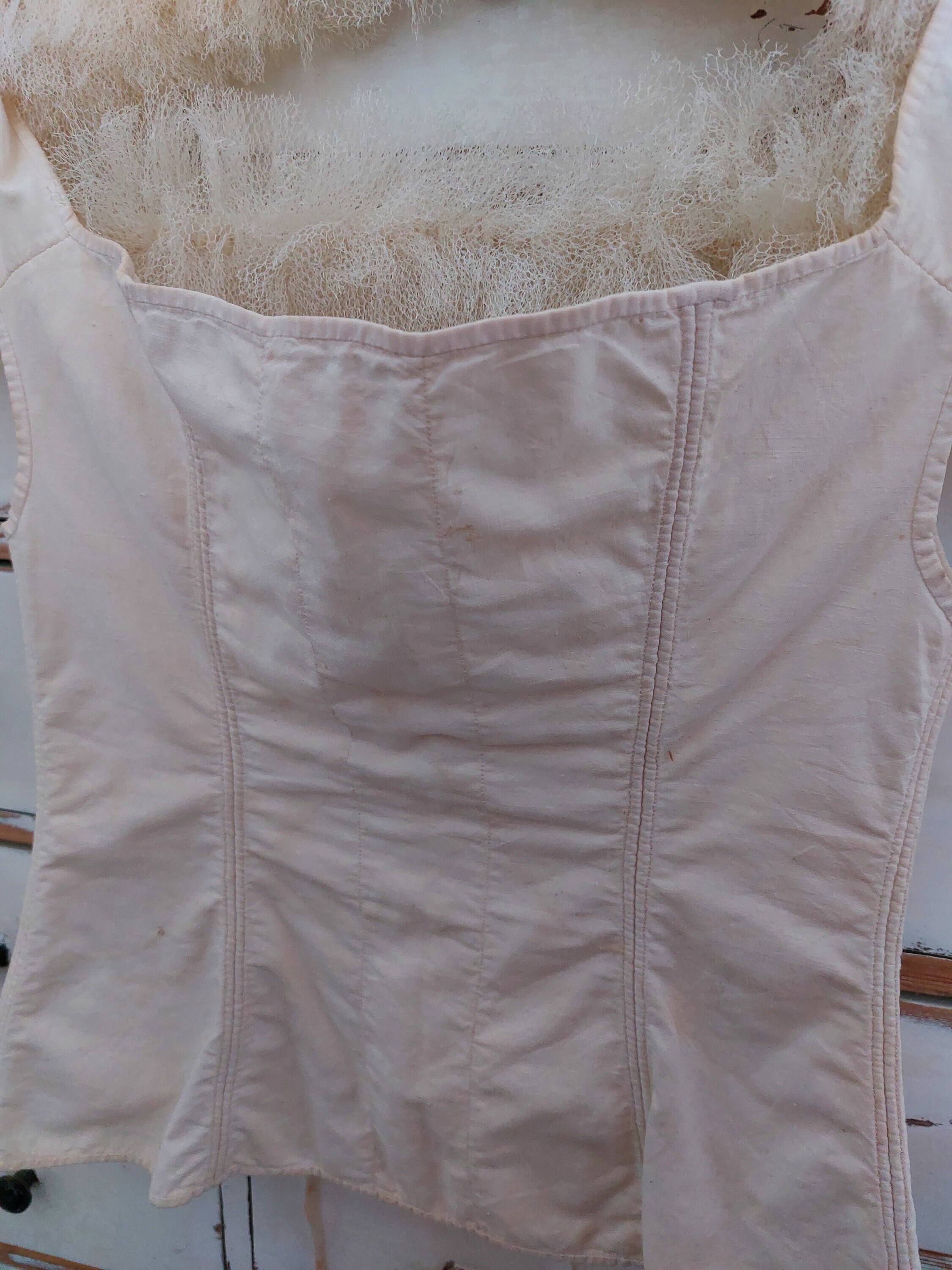 Antique Early French Regency Corset 1800 1800s 1810 1810s 1820 1820s ...