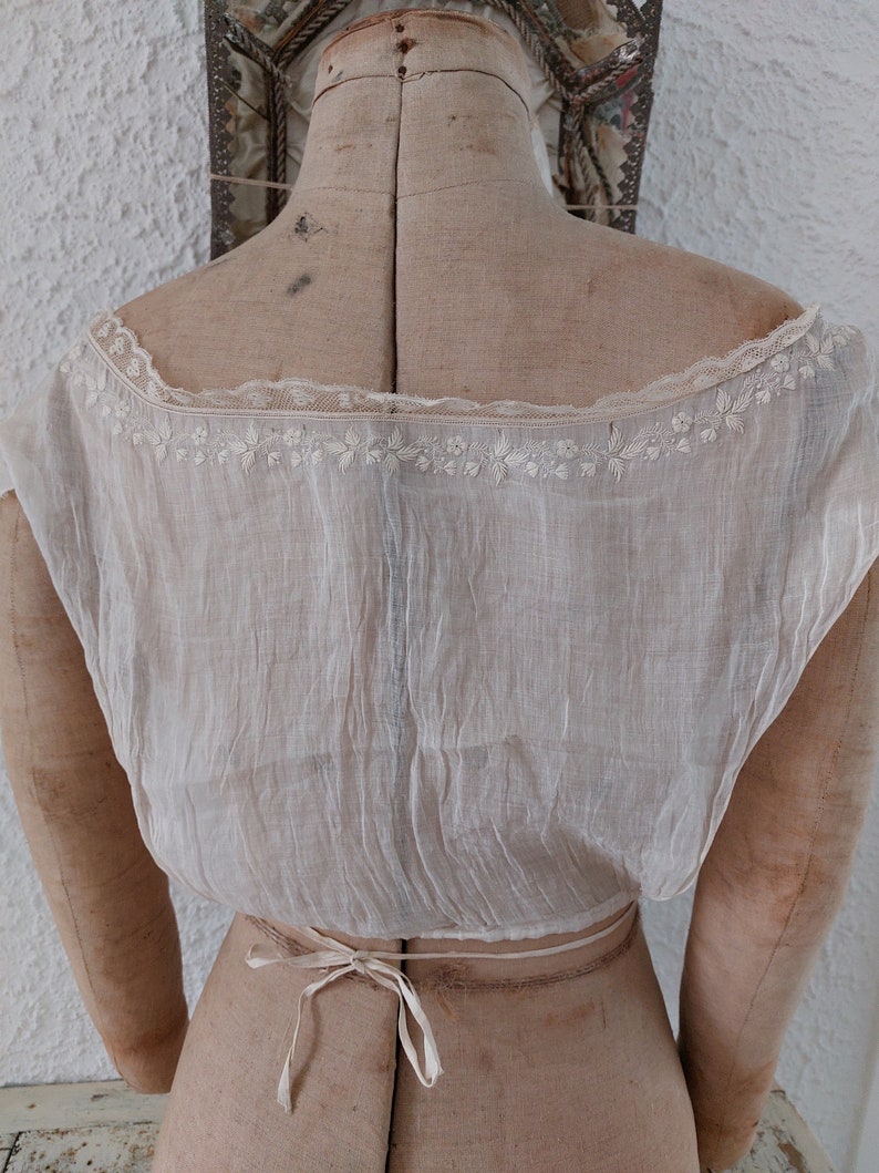RARE Antique Regency Lingerie Cover Corset Early 1800 1800s 19th ...