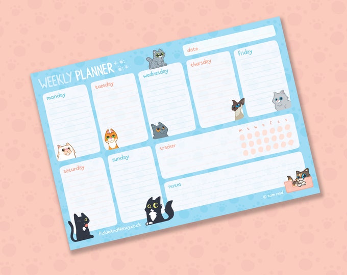 2025 Cat Desk Calendar | Cute Standing Desk Calendar, Monthly Calendar ...