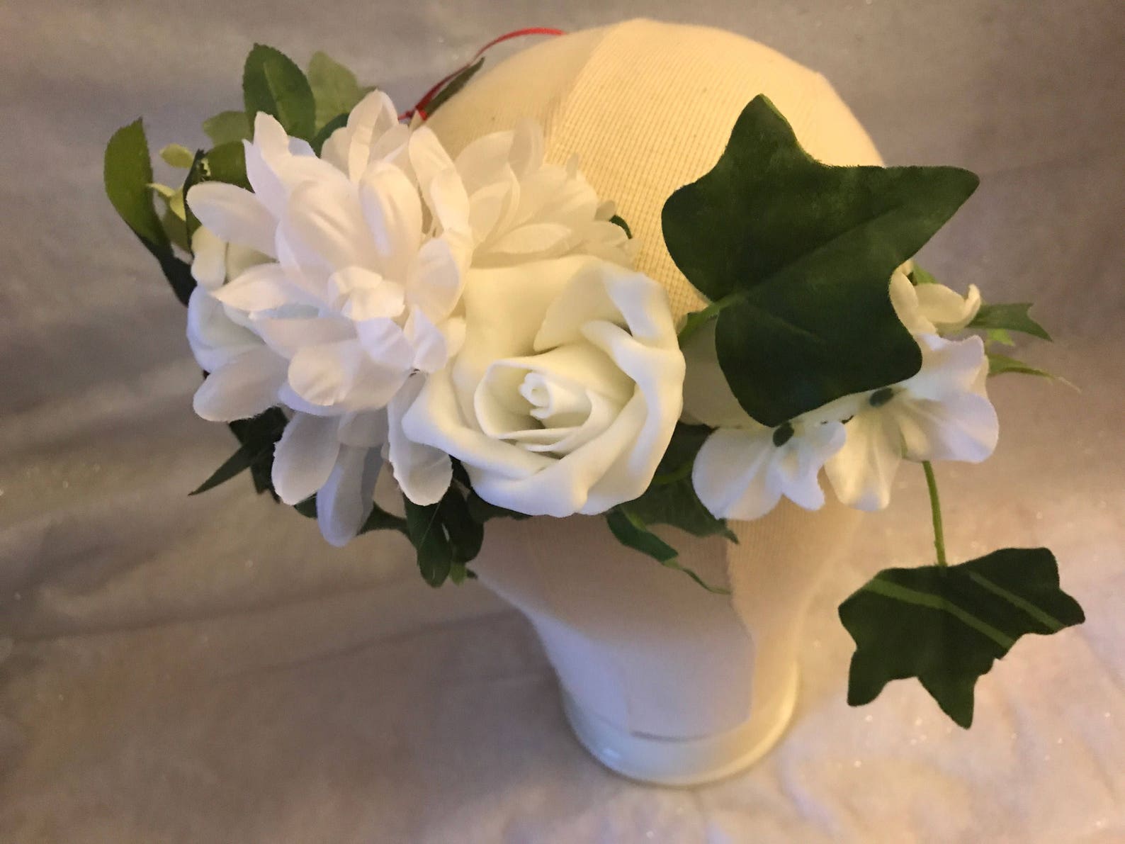 Ladies Wedding Bridal Half Flower Crown Floral Crown Wreath - Etsy