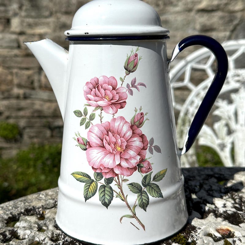 Enamel Coffee Pot - Etsy