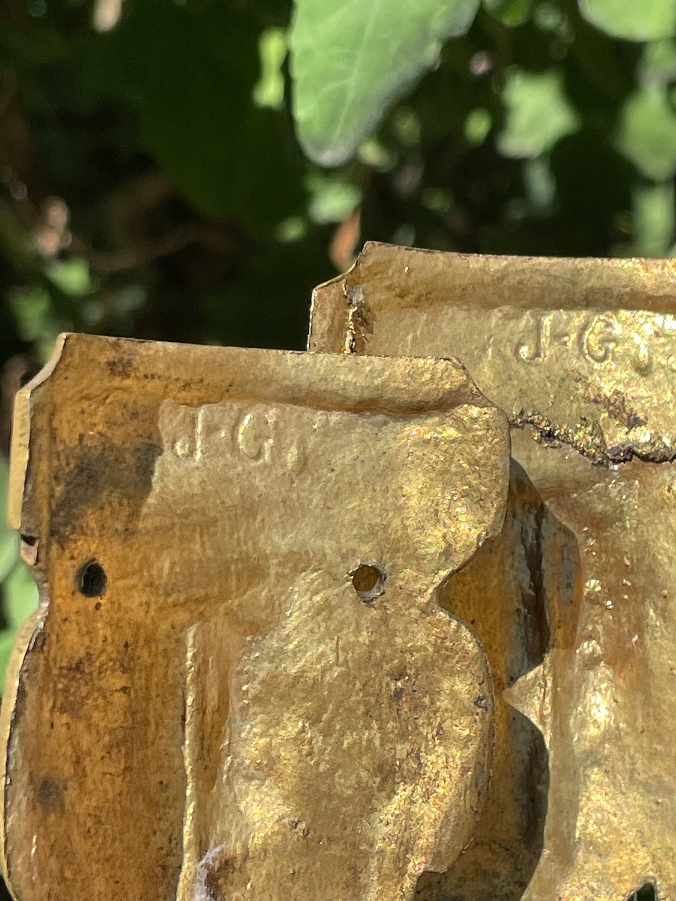 French Bronze Leg Pediment Pair of French Gilt Bronze Leg - Etsy