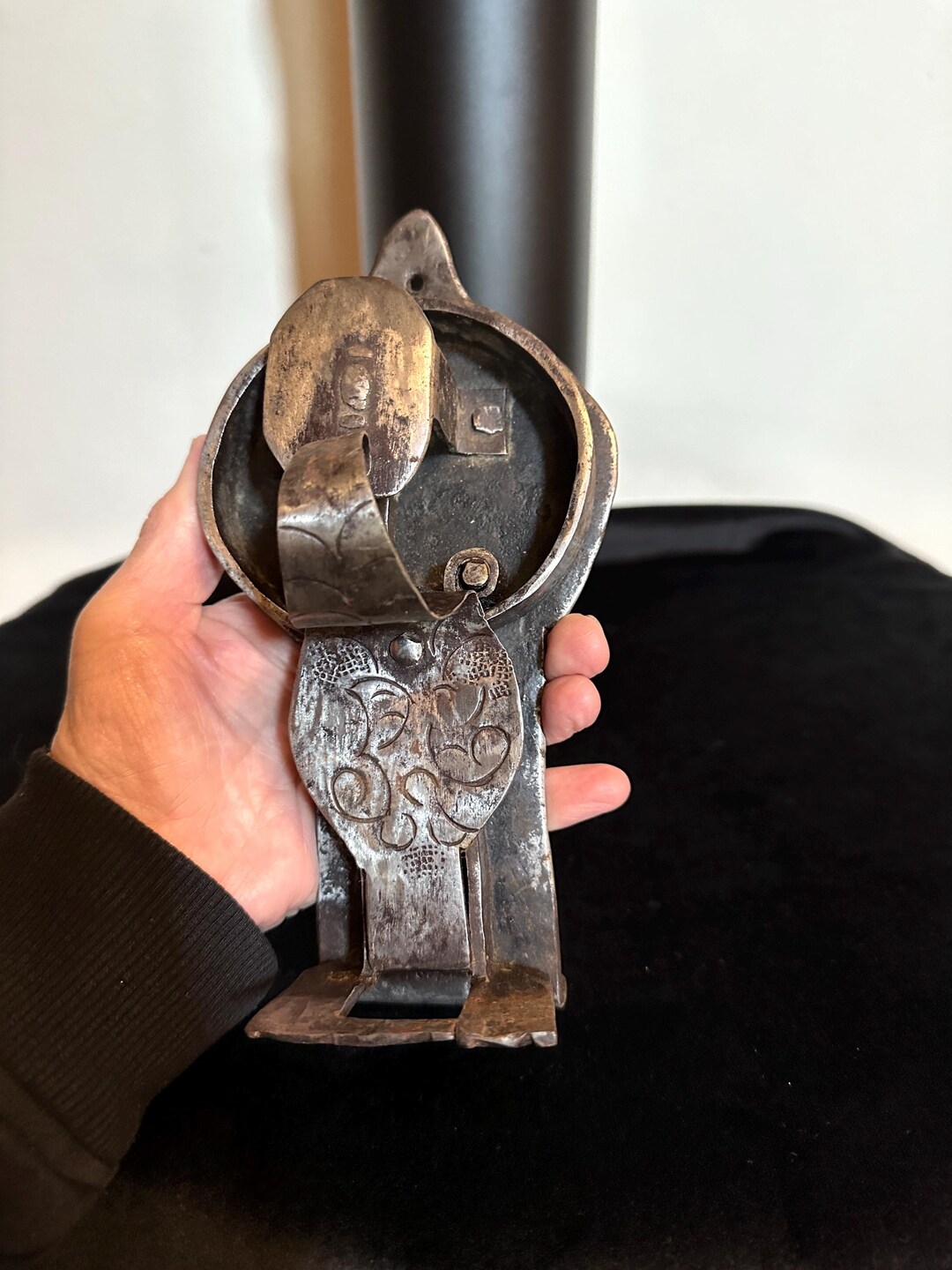 Antique Hand Wrought and Engraved 18th Century Chest Lock. French Louis ...