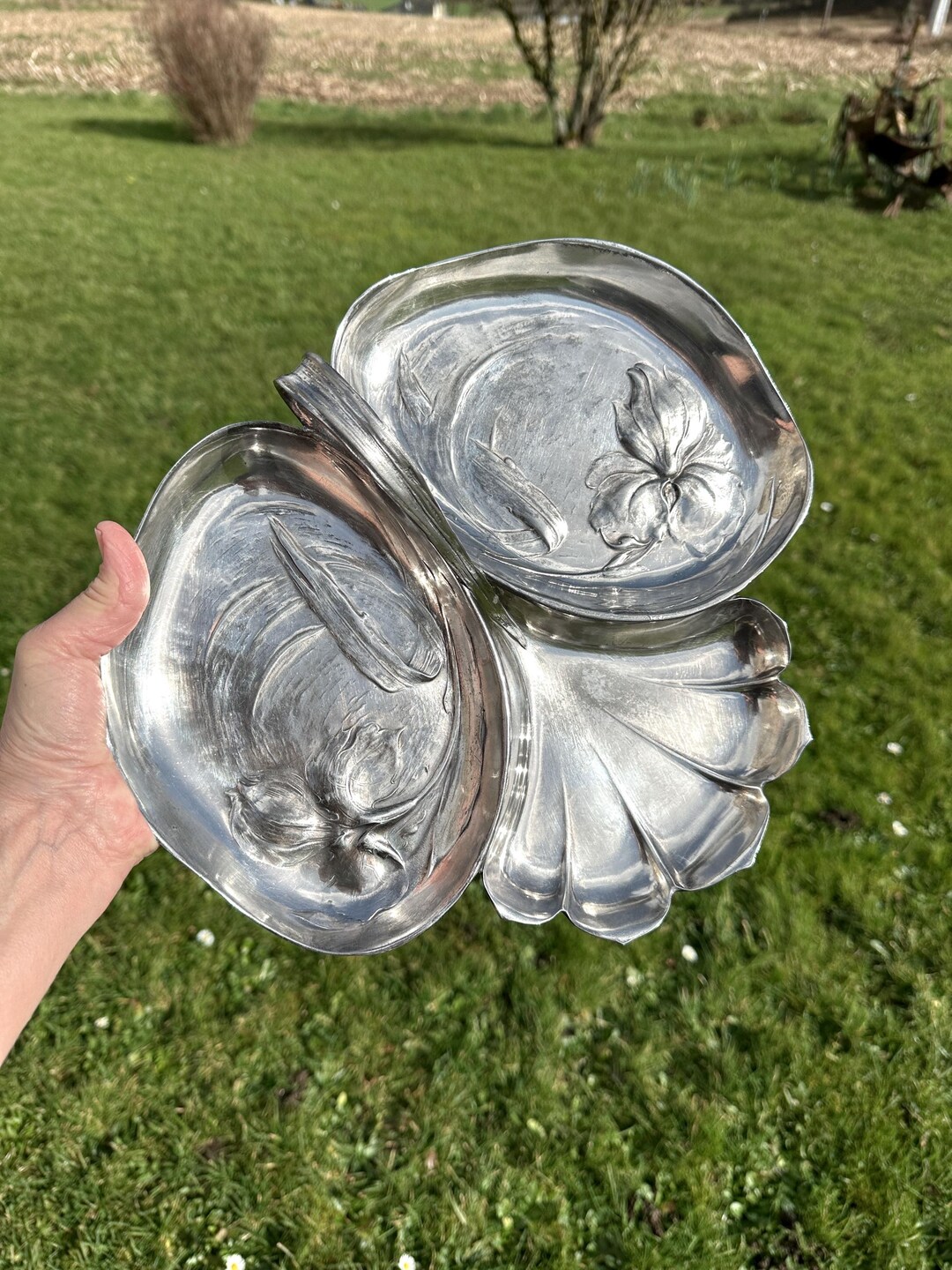 ORIVIT Art Nouveau Jugendstil Hors-d’œuvre Dish - Circa 1900’s - Large ...