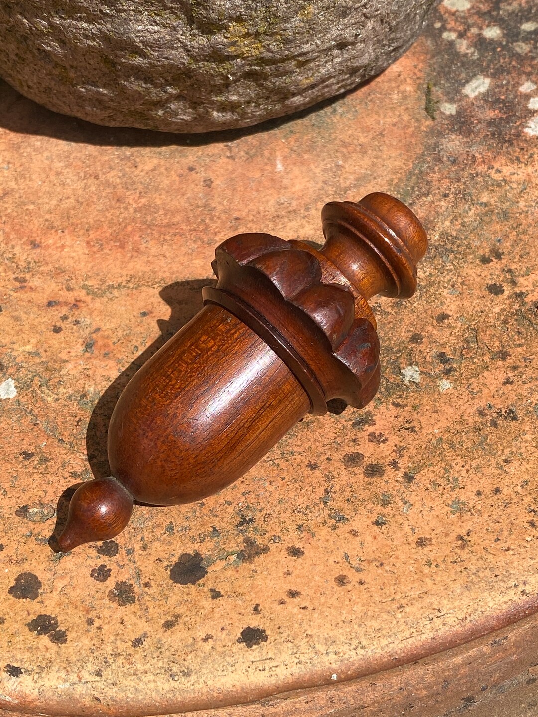 Antique French Wooden Light Pull Blind Pull Treen Acorn Light Pull - Etsy