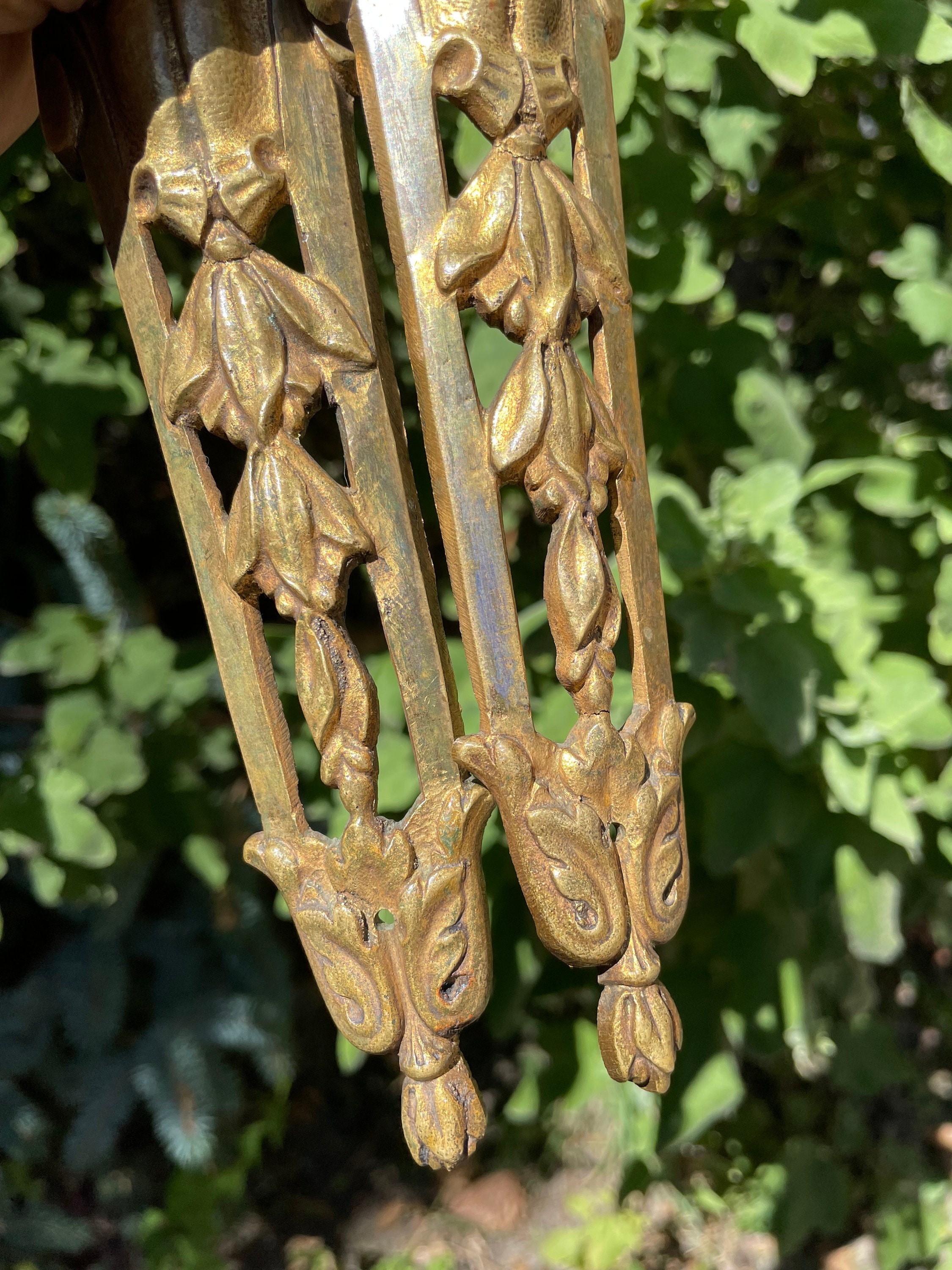 French Bronze Leg Pediment Pair of French Gilt Bronze Leg - Etsy