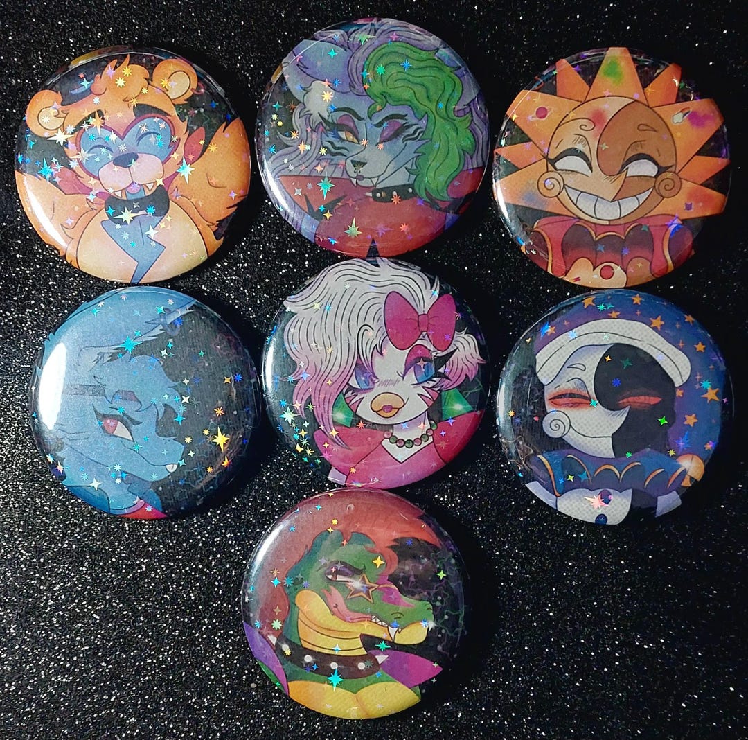 FNAF Security Breach Buttons - Etsy