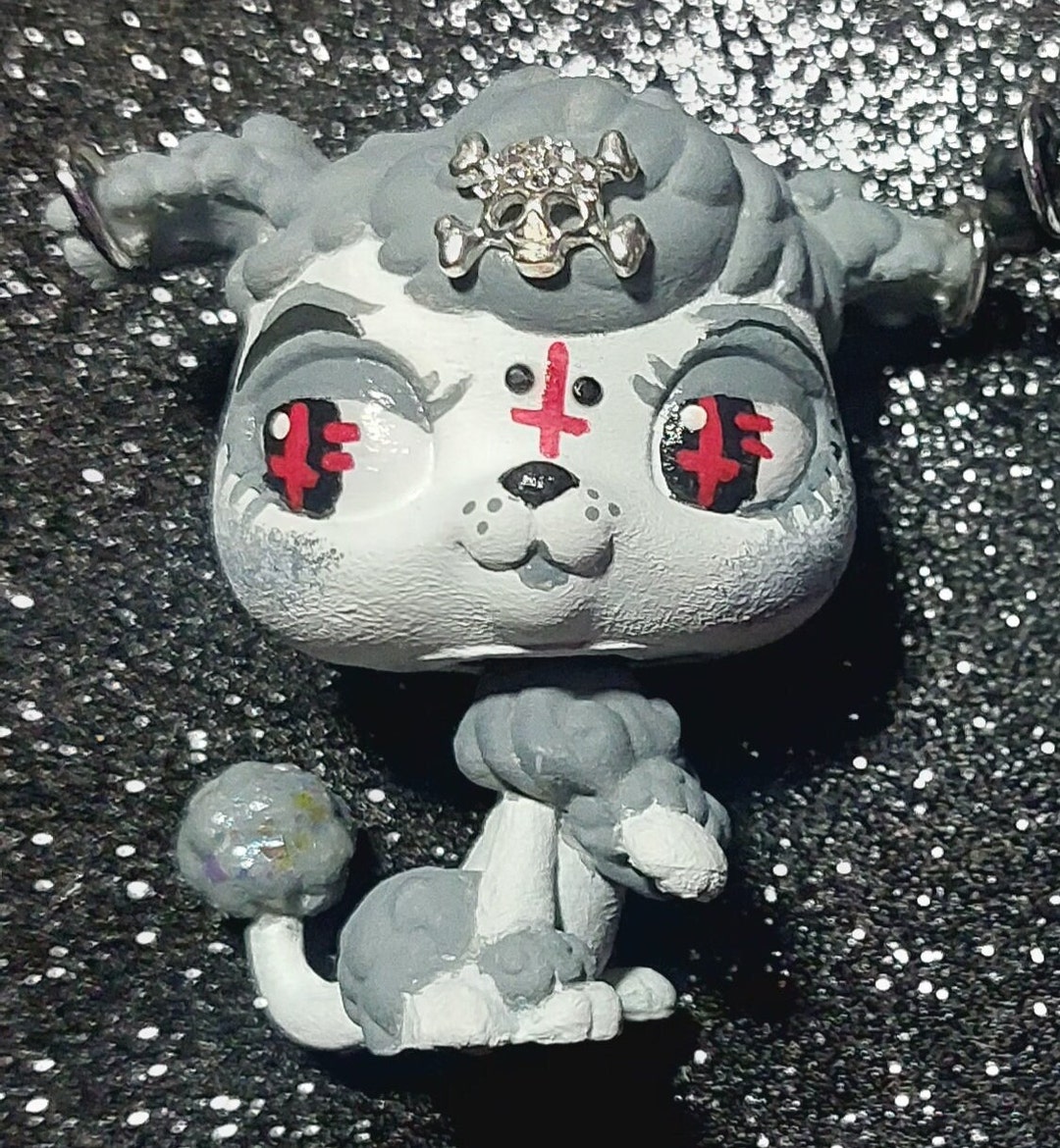 Only Gray Available Goth Sister Poodles LPS Custom - Etsy