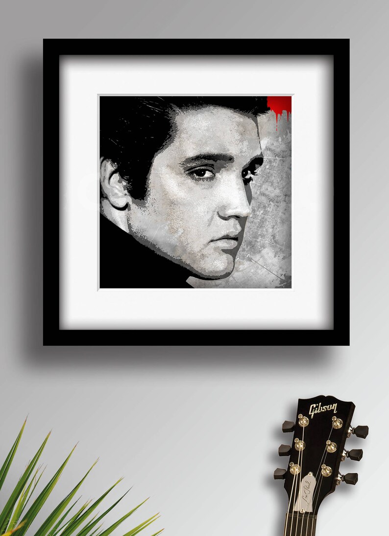 Print / Elvis / Art / Music / Graphic Design / Design / Prints | Etsy