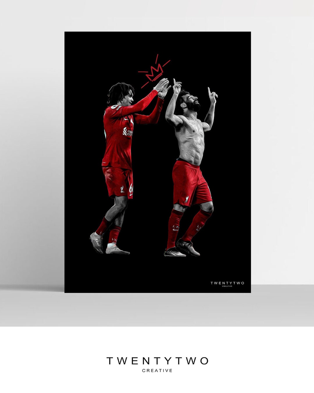 LFC / Digital Print / Mo Salah / Trent / Art / Retro / Design / Wall ...