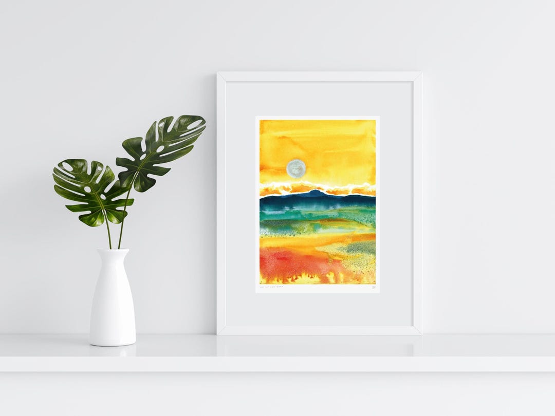 Haytor - A4 Print of an Ink Painting - Unframed & Hand-signed ...