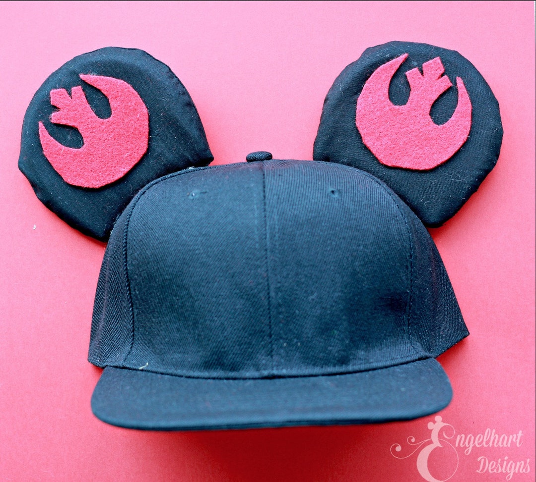 Rebel Alliance Mickey Mouse Ears Hat, Star Wars Hat, Disney Hat Ears ...