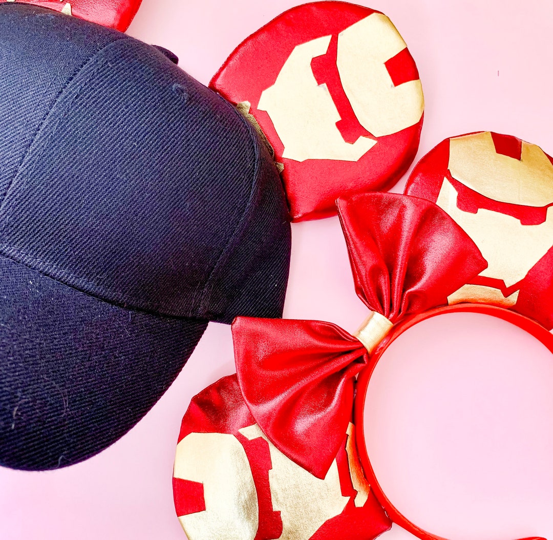 Marvel Disney Ears for a Couple, Iron Man Headband and Hat, Iron Man ...