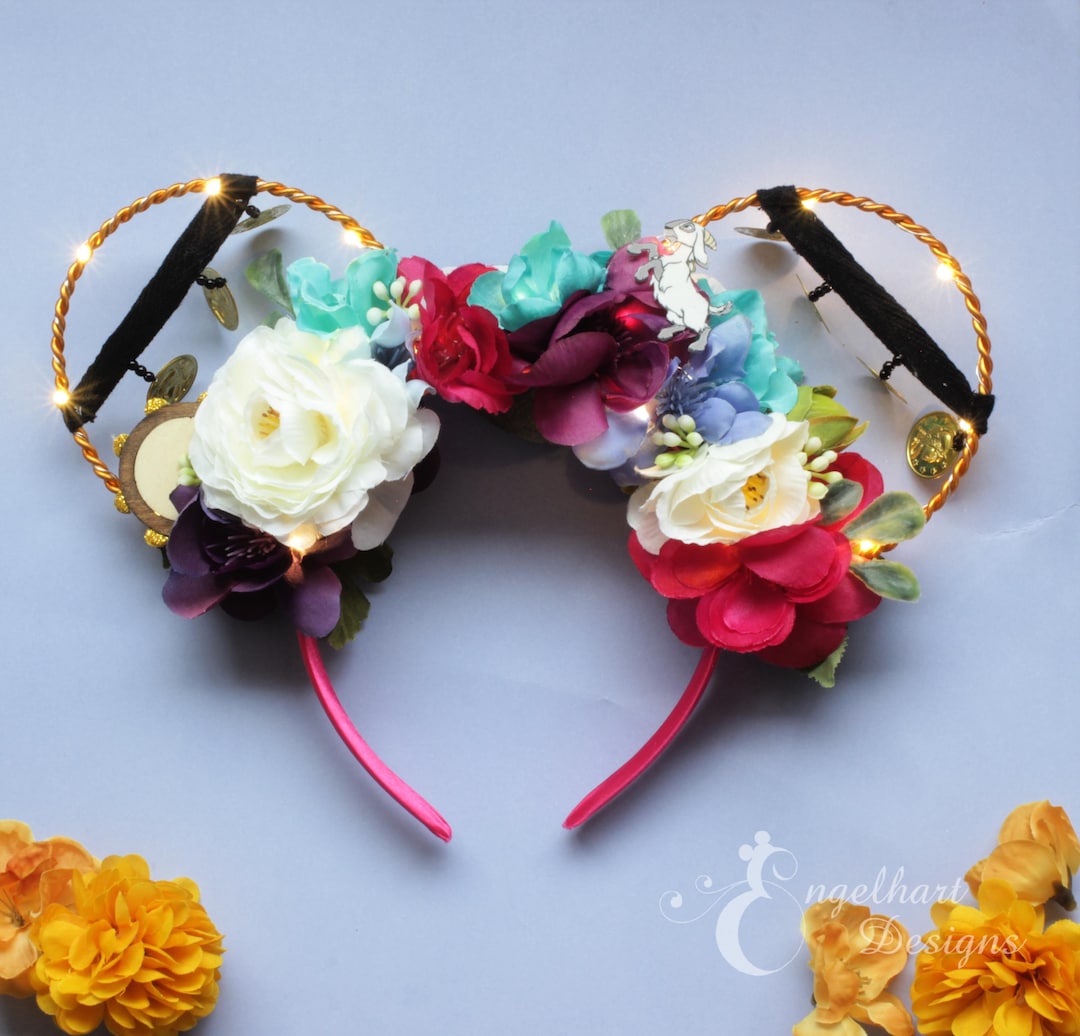 Esmeralda Floral Mickey Mouse Wire Ears: Hunchback of Notre Dame Disney ...