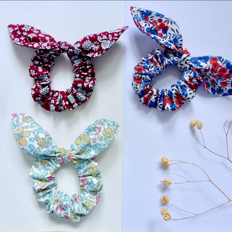 Rabbit Ear Hair Tie - Etsy