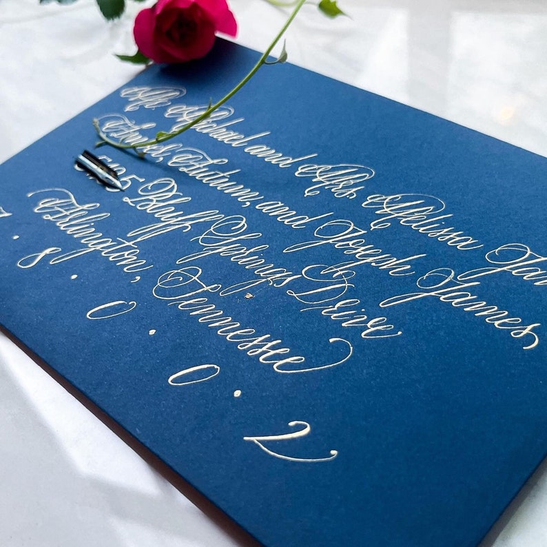 Traditional Script // Custom Envelope Calligraphy Addressing // for ...