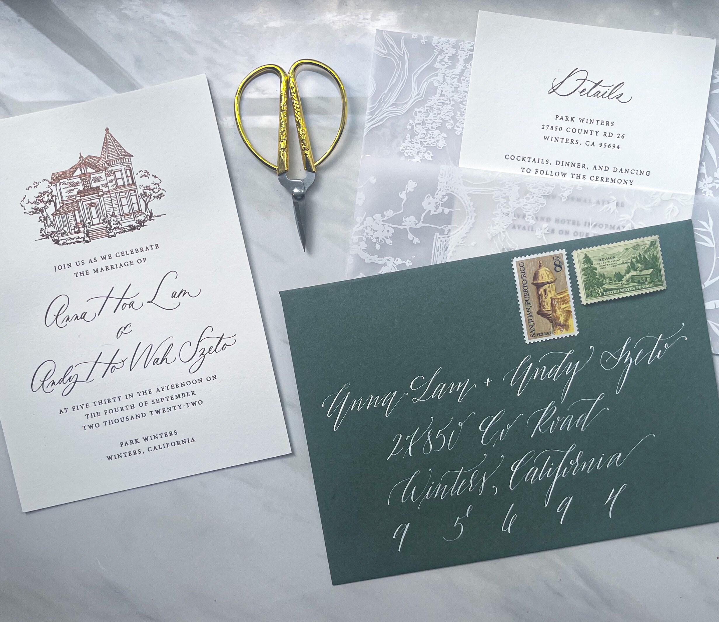 Modern Script // Custom Envelope Calligraphy Addressing // for - Etsy