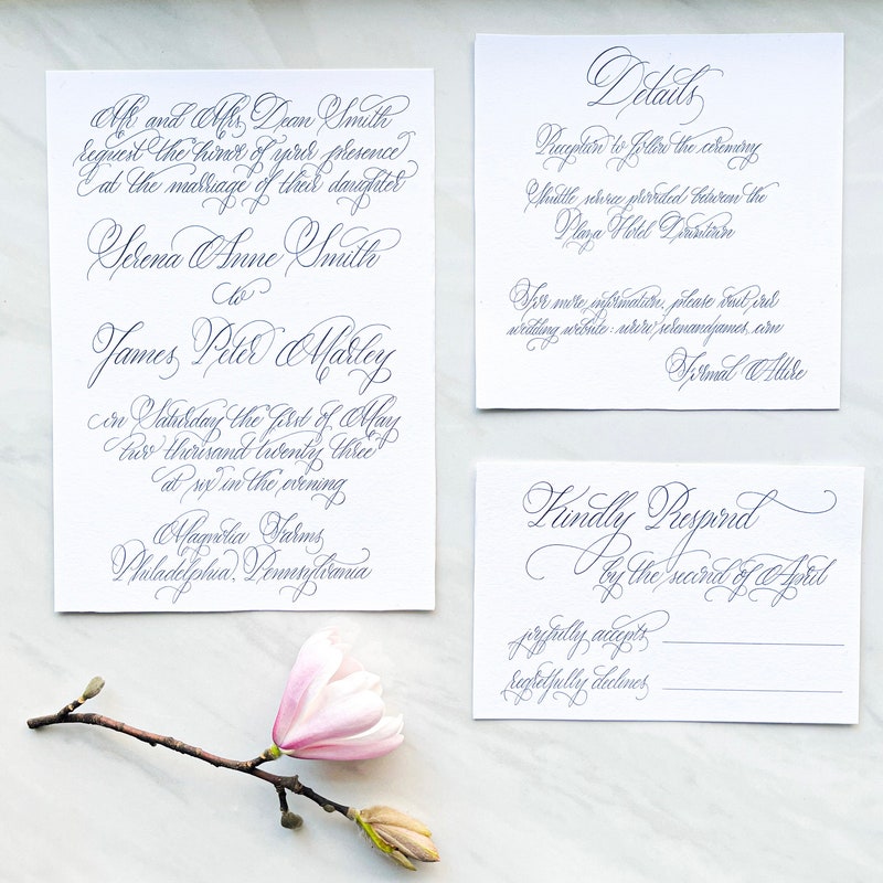 Wedding Calligraphy - Etsy