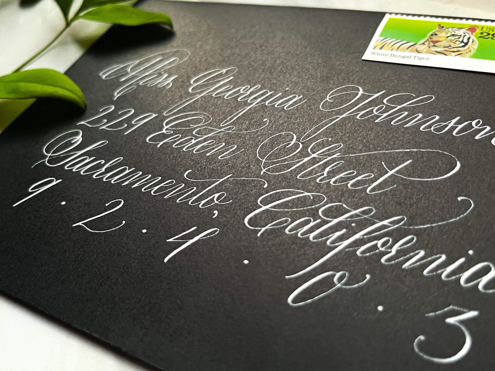 Flourished Script // Custom Envelope Calligraphy Addressing // for ...