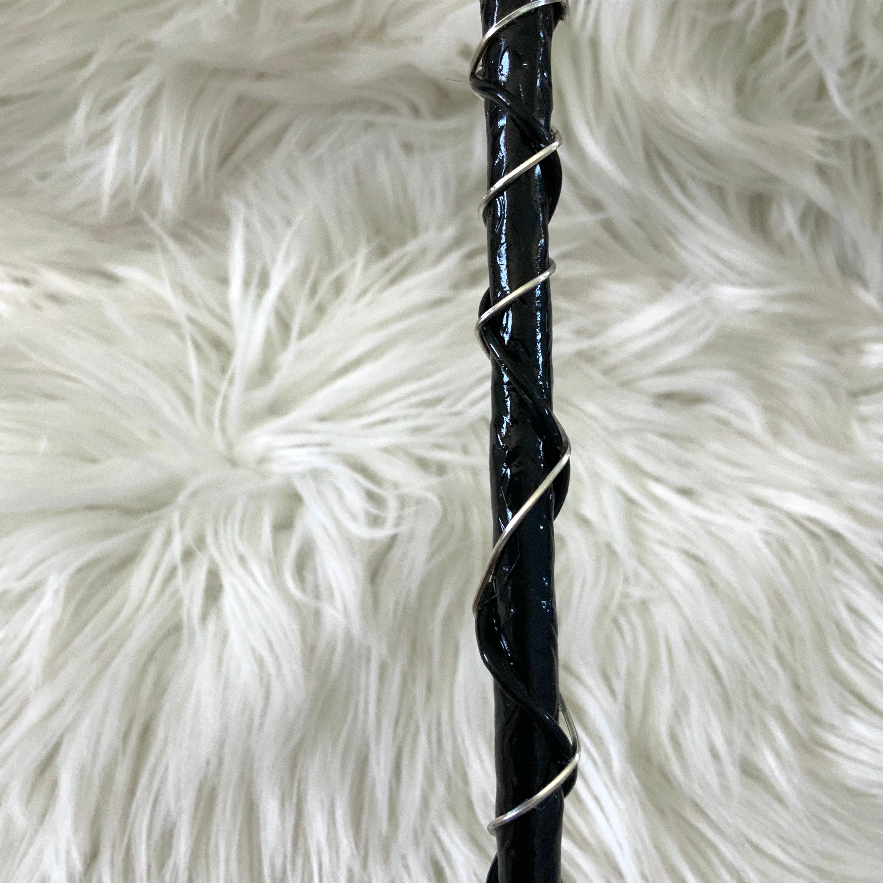 Charming Wand With Smoky Quartz/wizard Staff/wand | Etsy