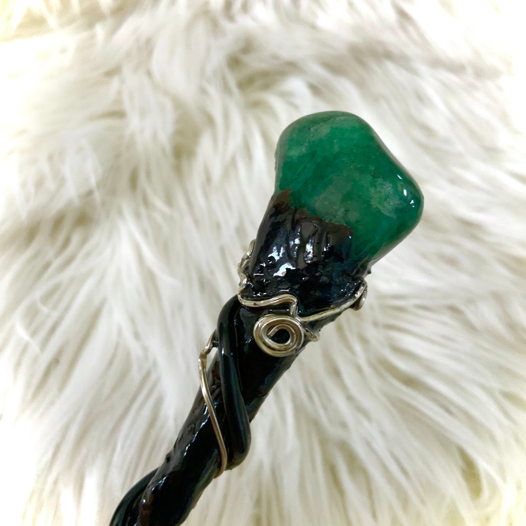 Amazing Green Aventurine-aventurine Crystal-green Crystal-wizard Wand ...