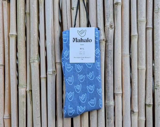 Custom Order - Blue Shaka (M/L) + Retro Hibiscus(s/m) - Etsy