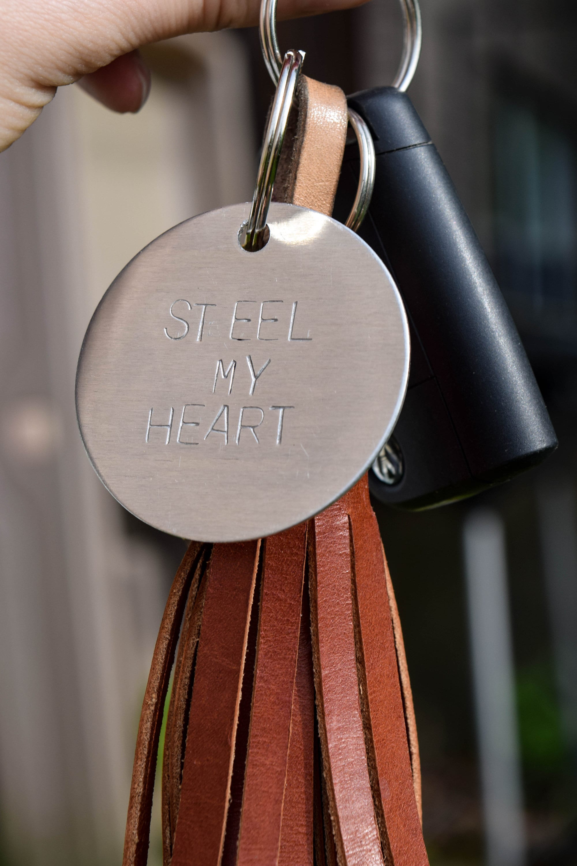 The Name Tag Keychain - Etsy