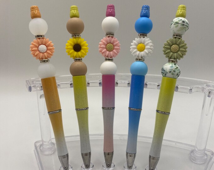Flower Beadable Pens - Etsy