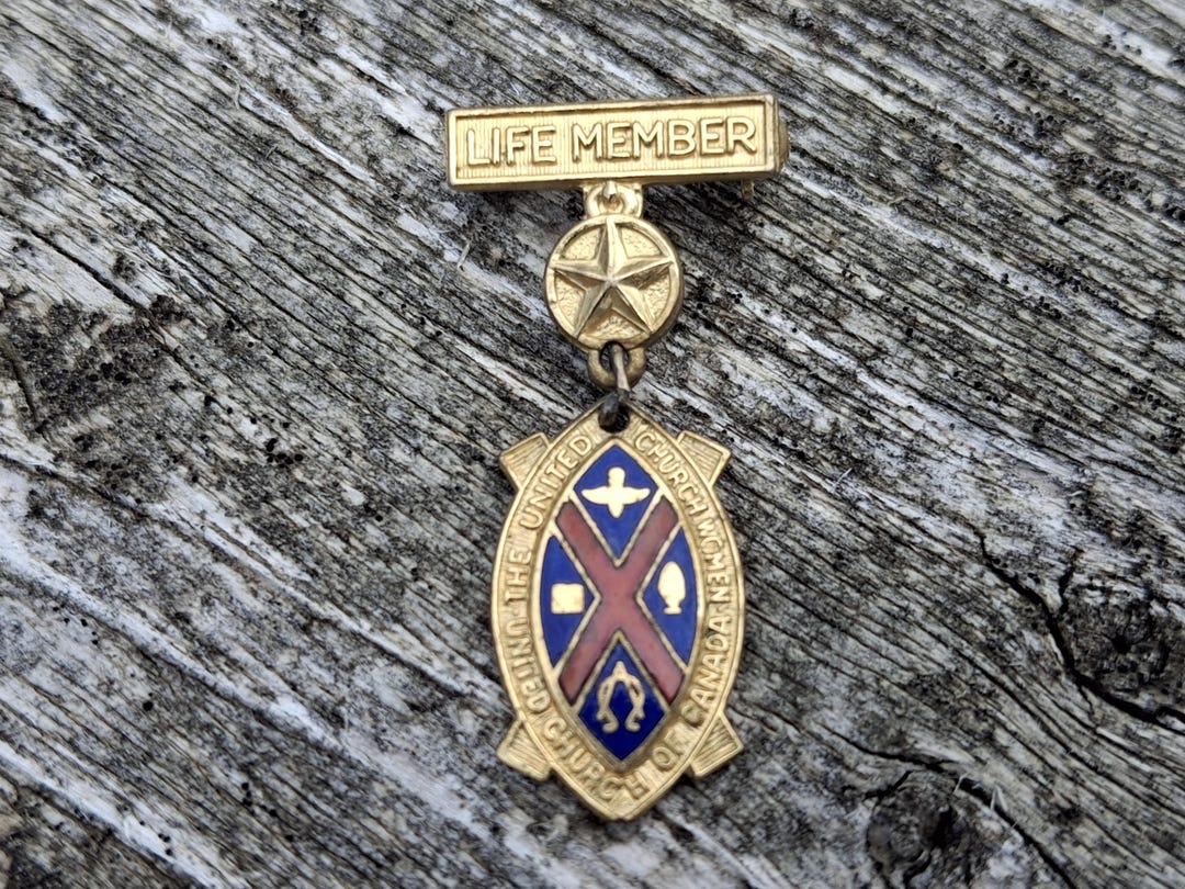 United Church Women Canada Life Member Enamel Lapel Pin - Etsy