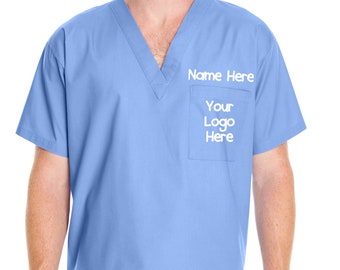 Personalized scrubs | Etsy